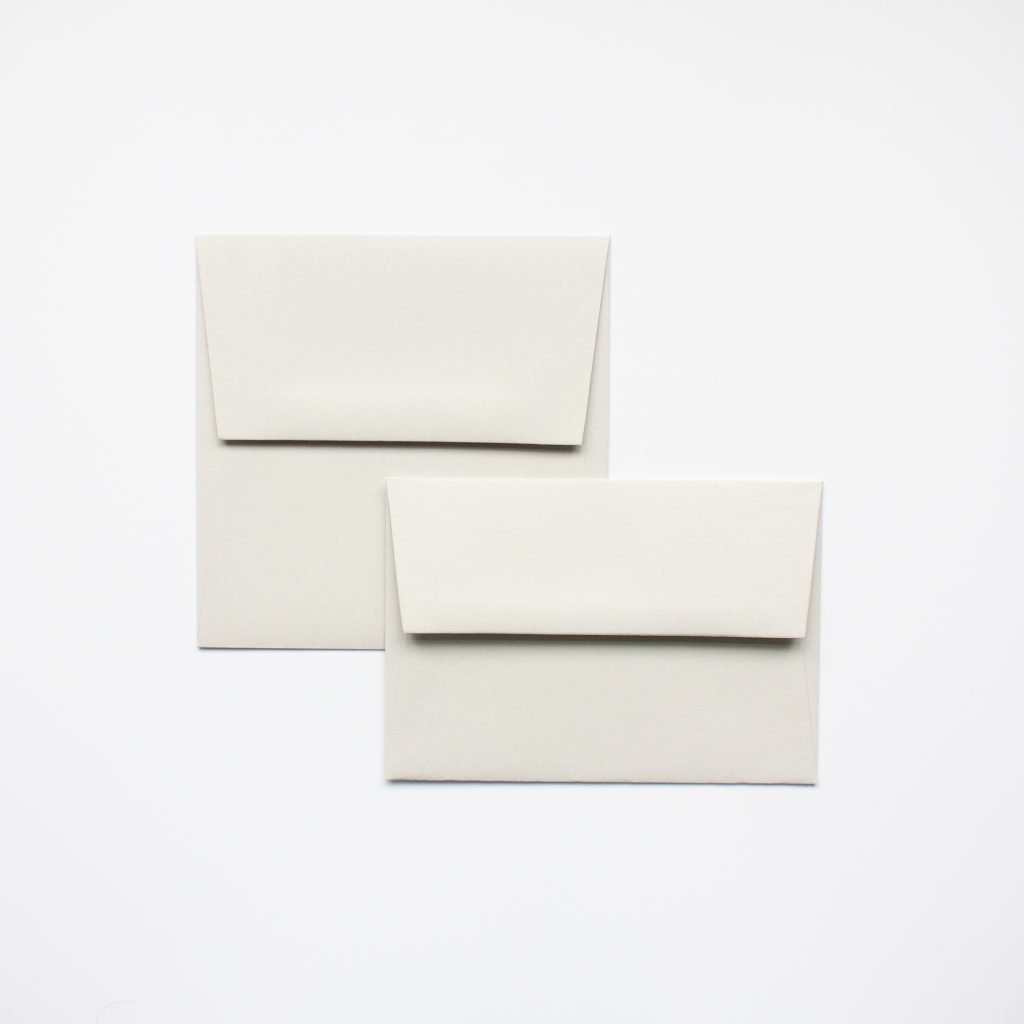 Luxury Pale Grey Envelopes - Jellypress Wedding Stationery